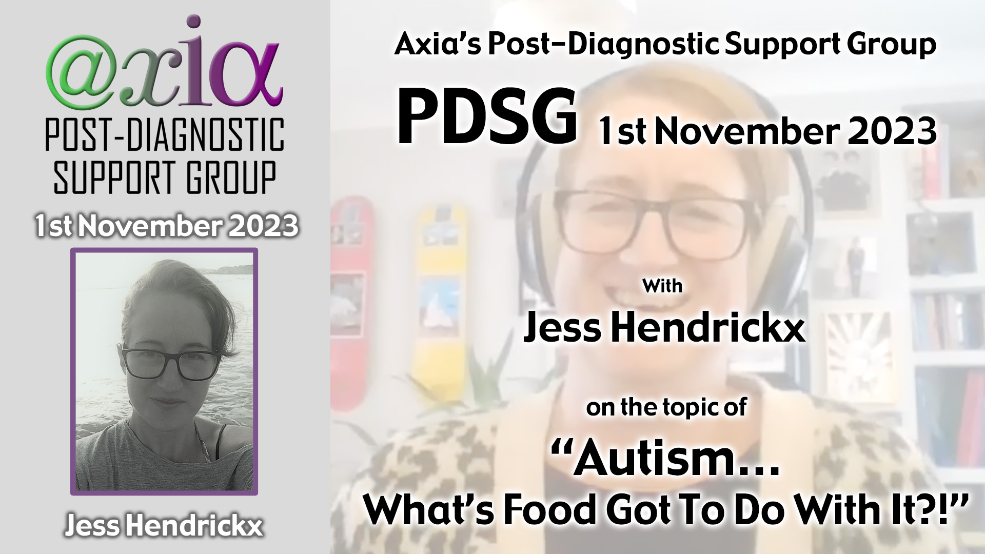 November PDSG Presentation with Jess Hendrickx - Axia ASD