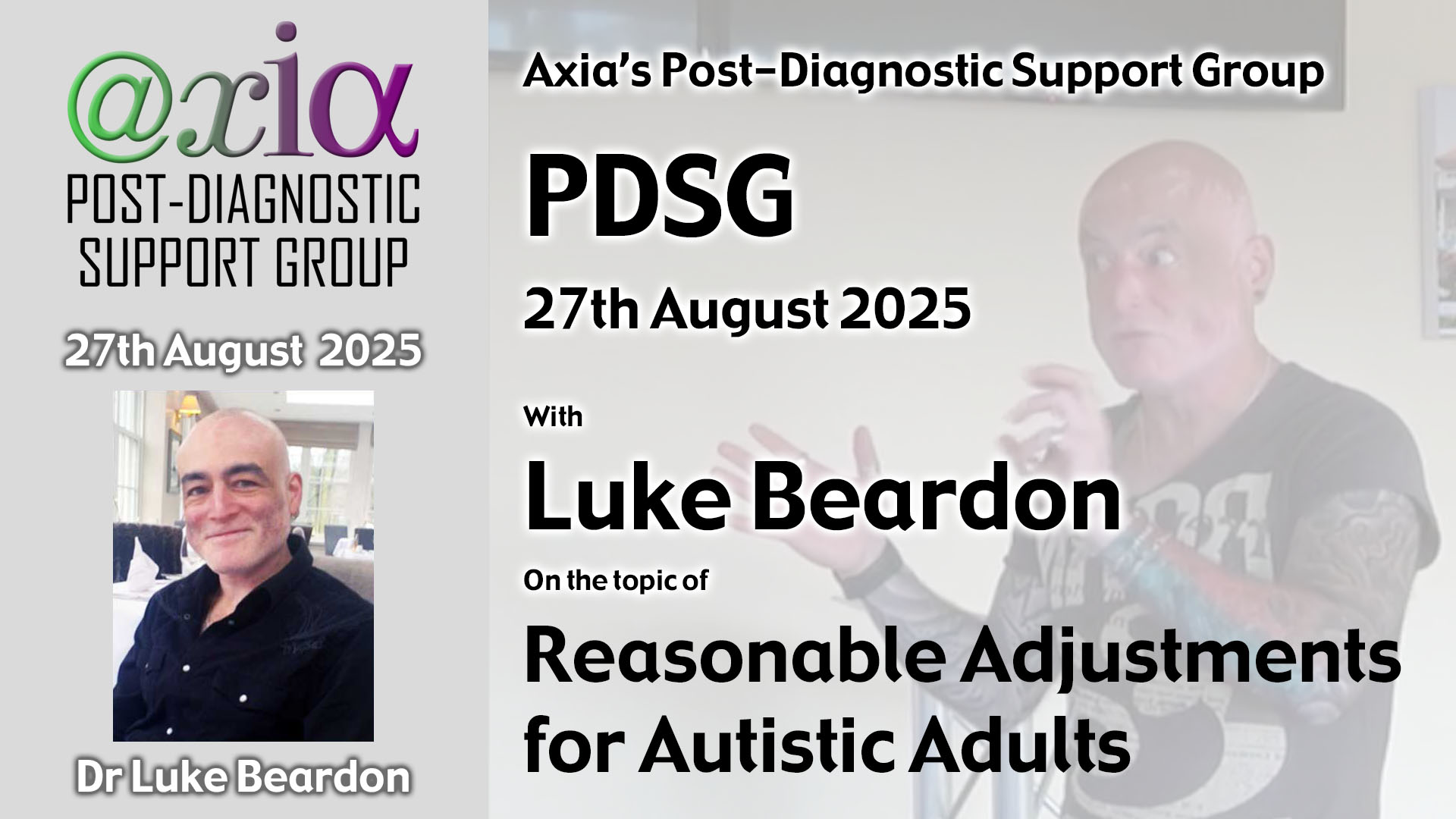 August PDSG Presentation - Reasonable Adjustments for Autistic Adults ...